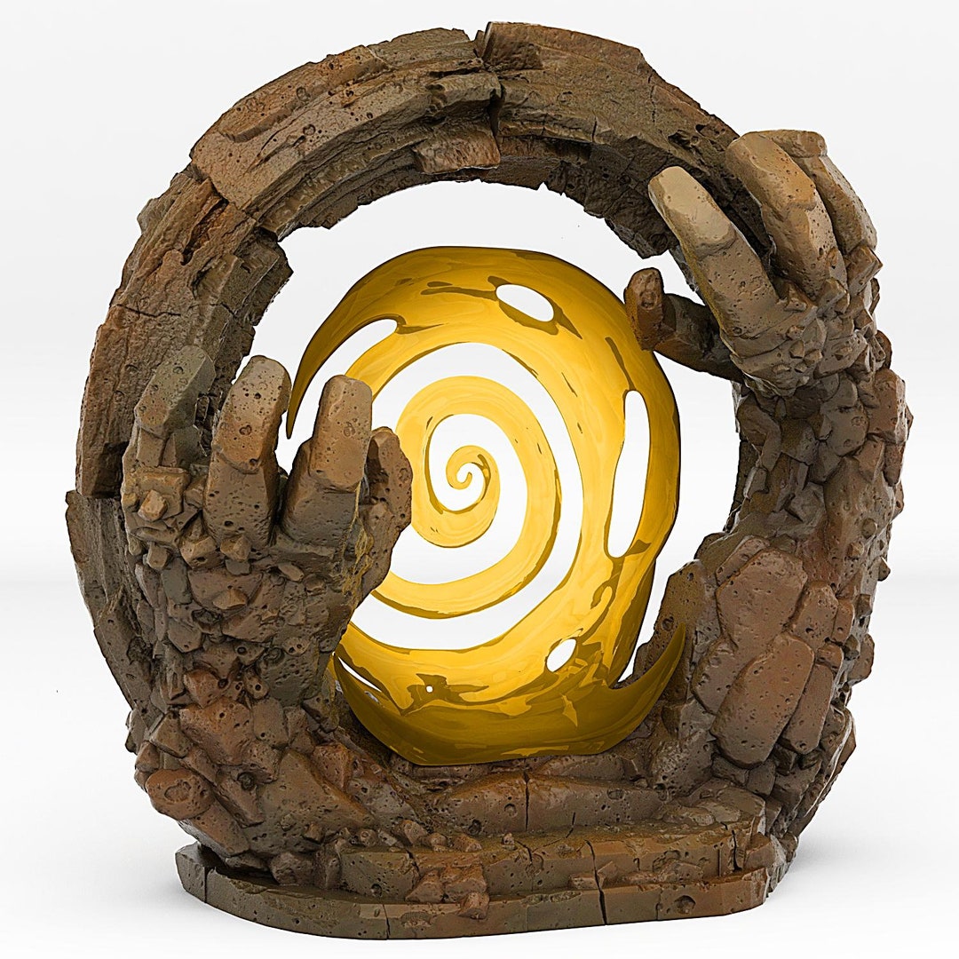 Dnd Golem Portal Miniature Rock Soil Effect Dungeon Terrain Prop 28mm ...