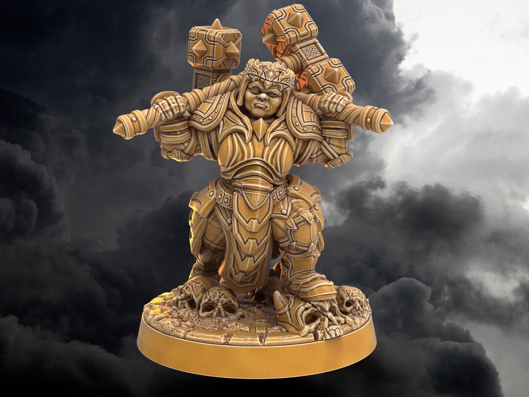 Dwarf Warrior Miniature Dwarfs Dwarven Dragons Forge 28mm - Etsy