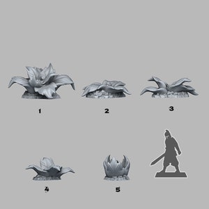 Dnd Crystal Tropical Plant Miniatures Wargaming Terrain | 28mm or 32mm ...