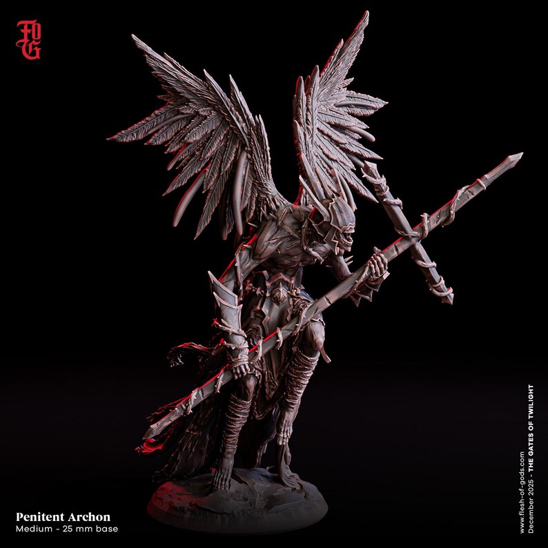 Celestial Fiend Penitent Archon Miniature Medium Fiend Monster ...