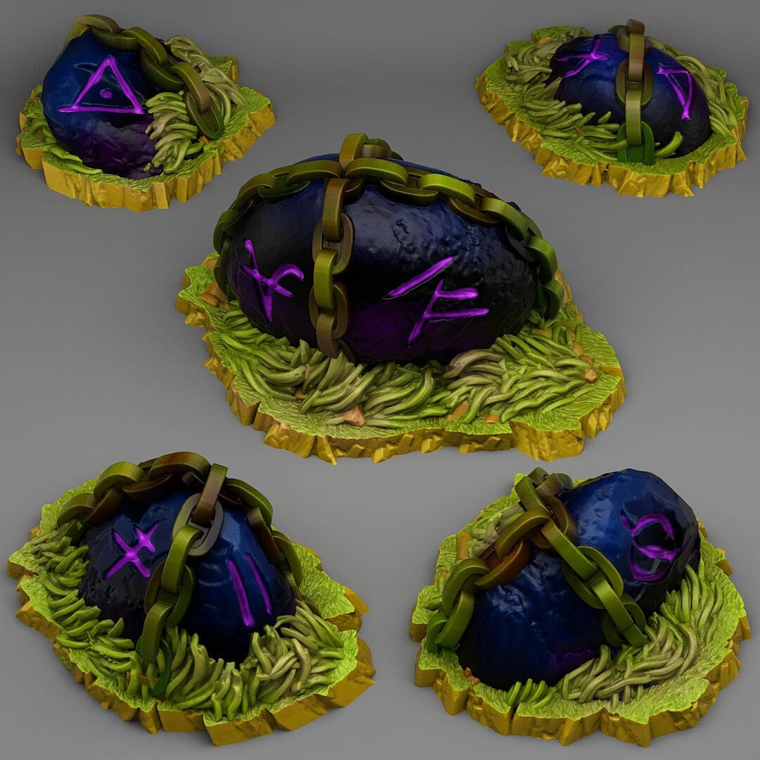 Dnd Magic Stone Miniatures Wargaming Rock Terrain 28mm or 32mm Scale ...