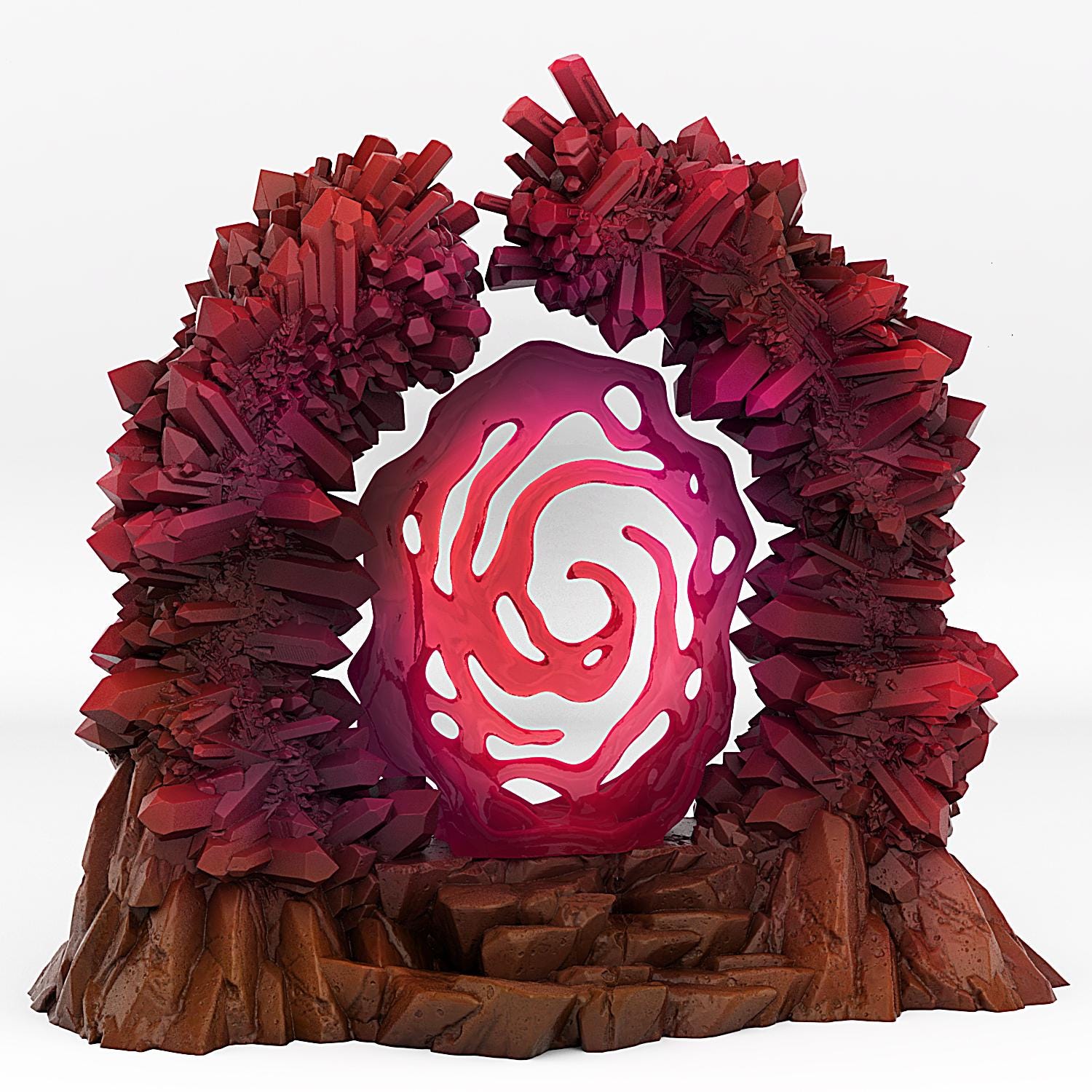 Dnd Crystal Portal Miniature Nebular Effect Magic Rock Entrance Dungeon ...