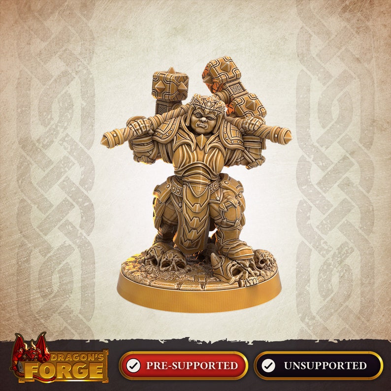 Dwarf Warrior Miniature Dwarfs Dwarven Dragons Forge 28mm - Etsy