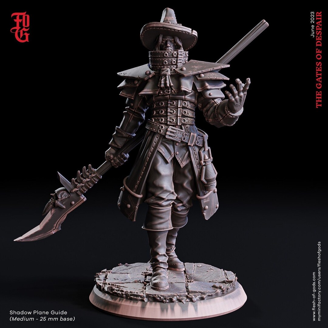 Shadow Plane Guide Miniature Shadow Touched Traveler Miniature Warrior ...