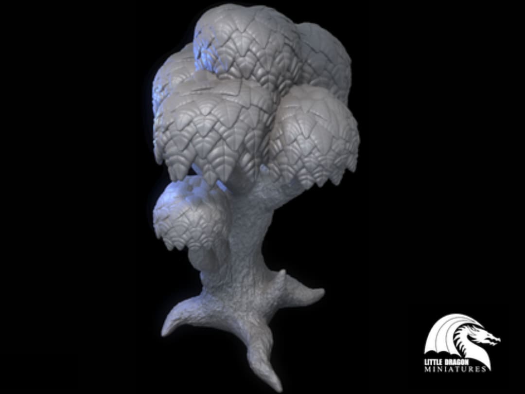 Tree Miniature Dnd Forest Terrain Little Dragon Miniatures Tabletop ...