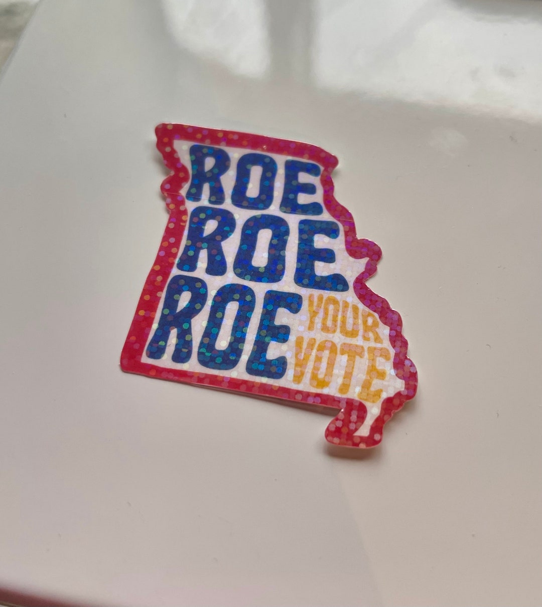 Roe Roe Roe Your Vote Missouri Waterproof Sticker - Etsy