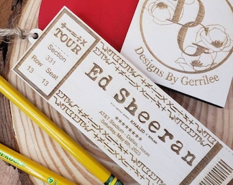 Ed Sheeran Mathematics Tour Ticket - Etsy