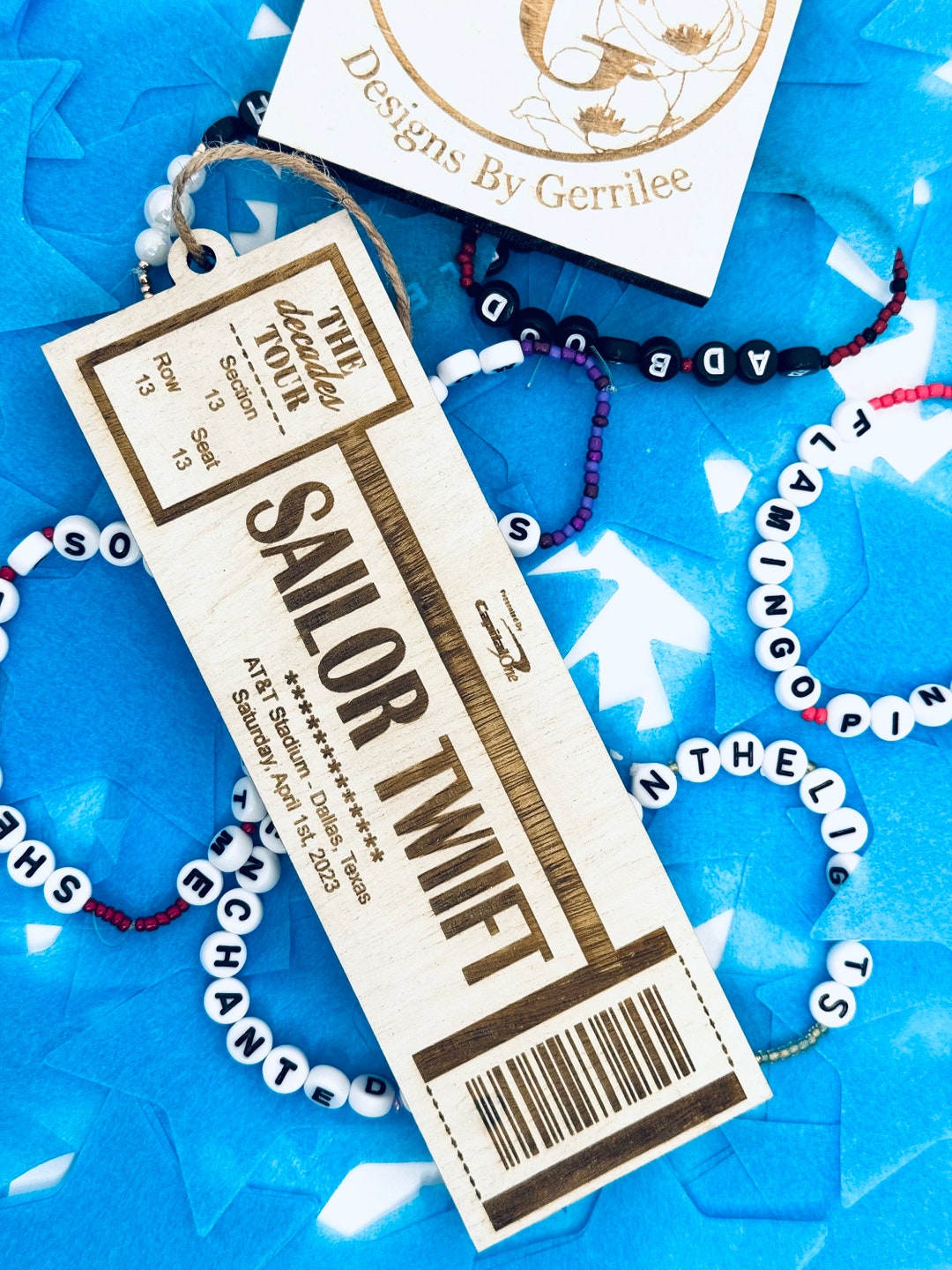 Personalized 2023-2024 Female Pop Star Concert Ticket Ornament - Etsy