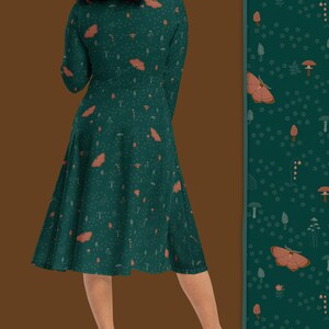 Whimsy Forest Dress | Dark Sage Fairycore - Witchy Whimsigoth ...