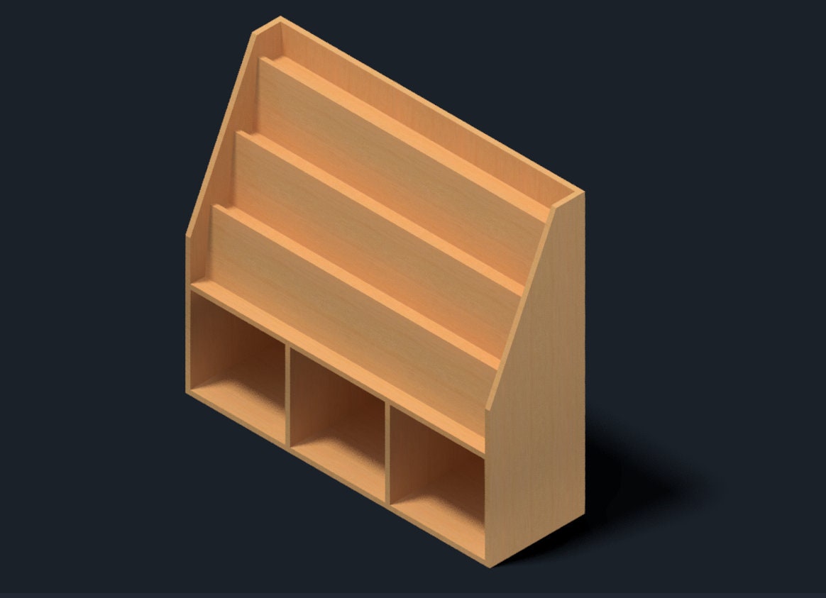 Classic Children's Book Shelf - DIY Printable Digital Plans - Etsy