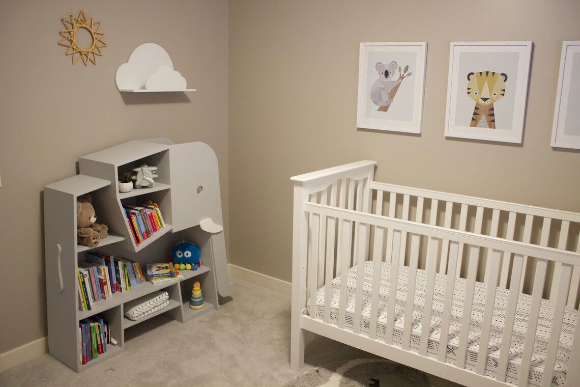 Elephant Bookshelf - DIY Printable Digital Plans - Etsy