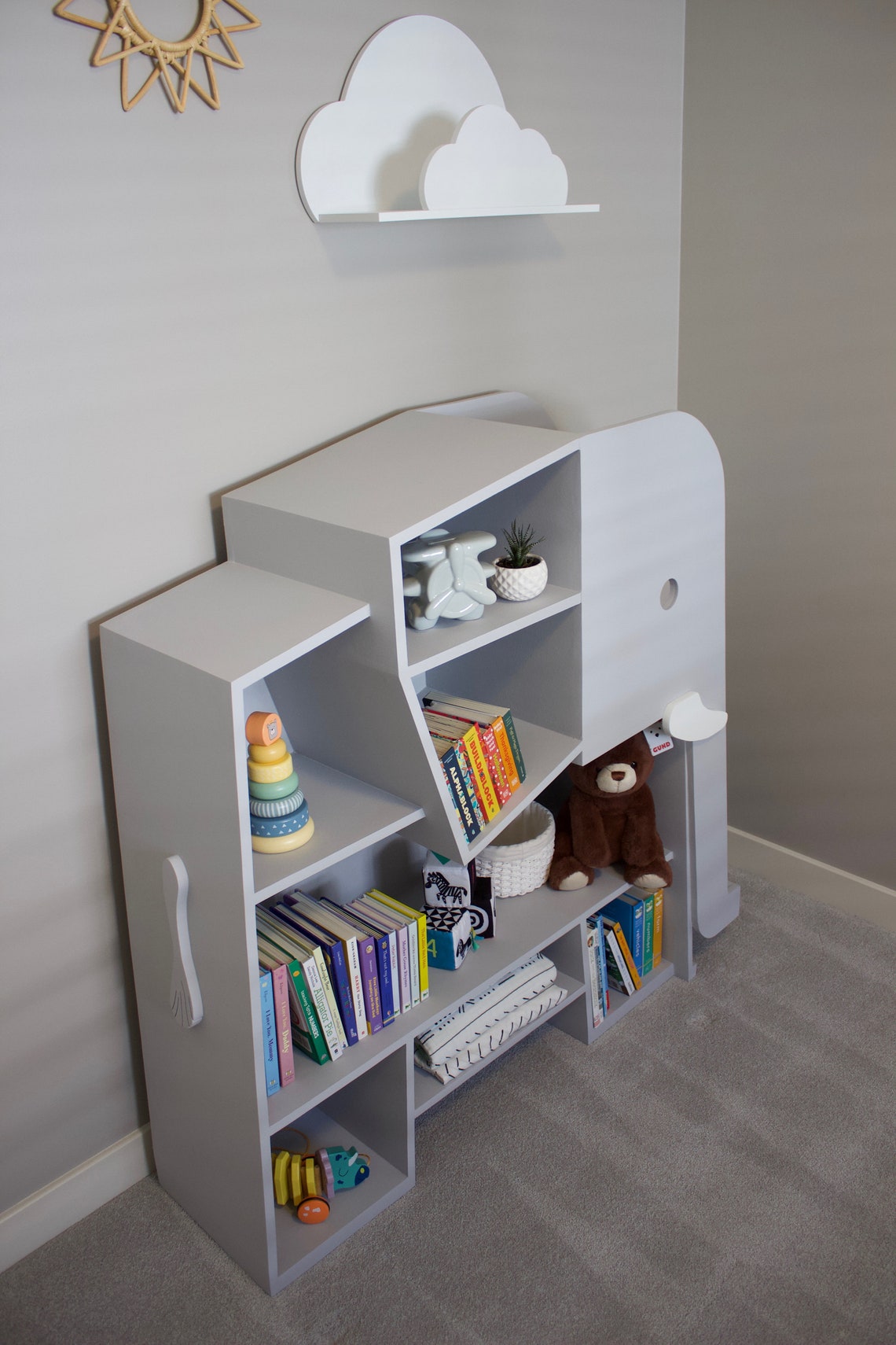 Elephant Bookshelf - DIY Printable Digital Plans - Etsy