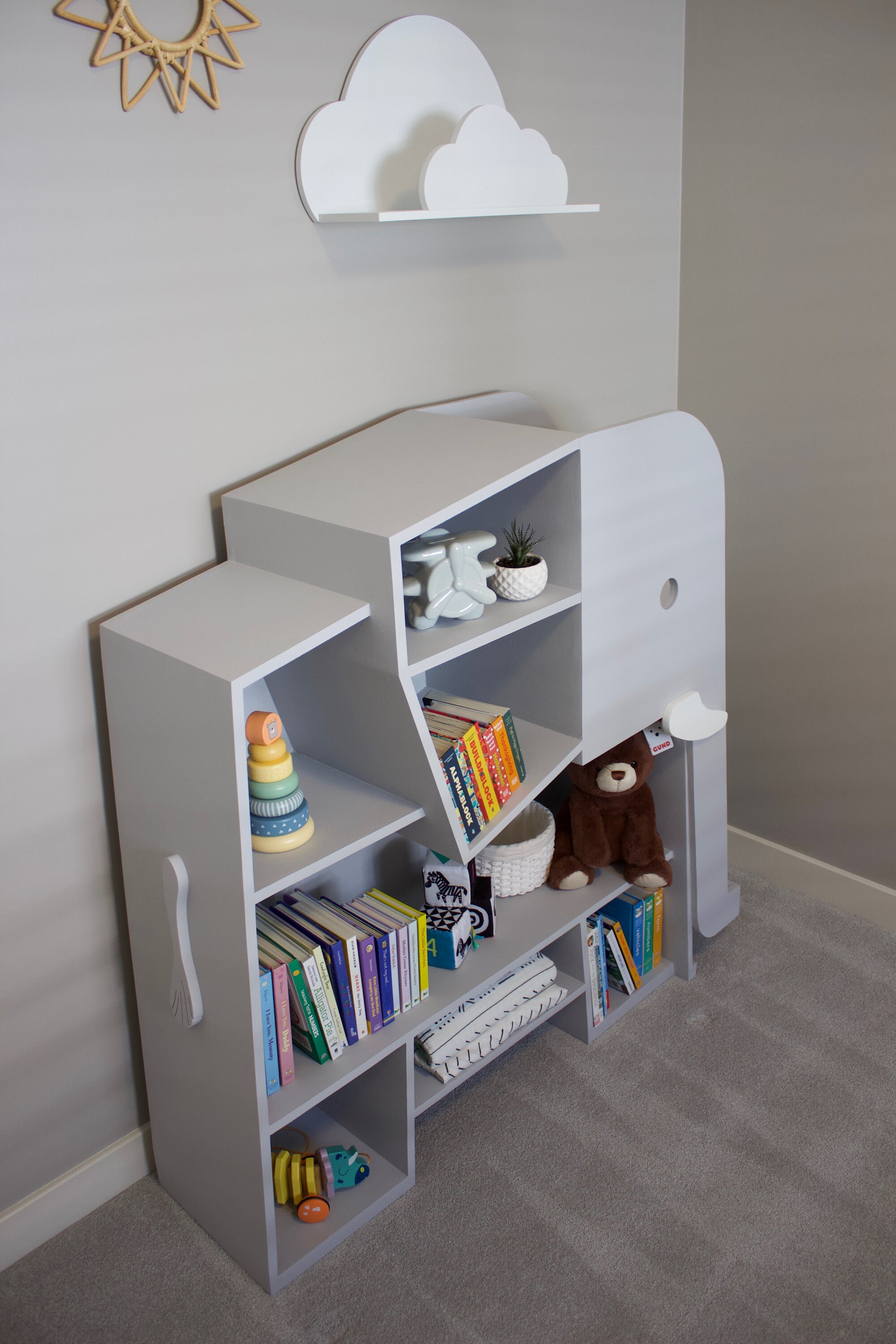 Elephant Bookshelf - DIY Printable Digital Plans - Etsy