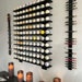 Golf Ball Display Rack Holds 110 Balls, Handmade, Golf Ball Shelf Wall ...