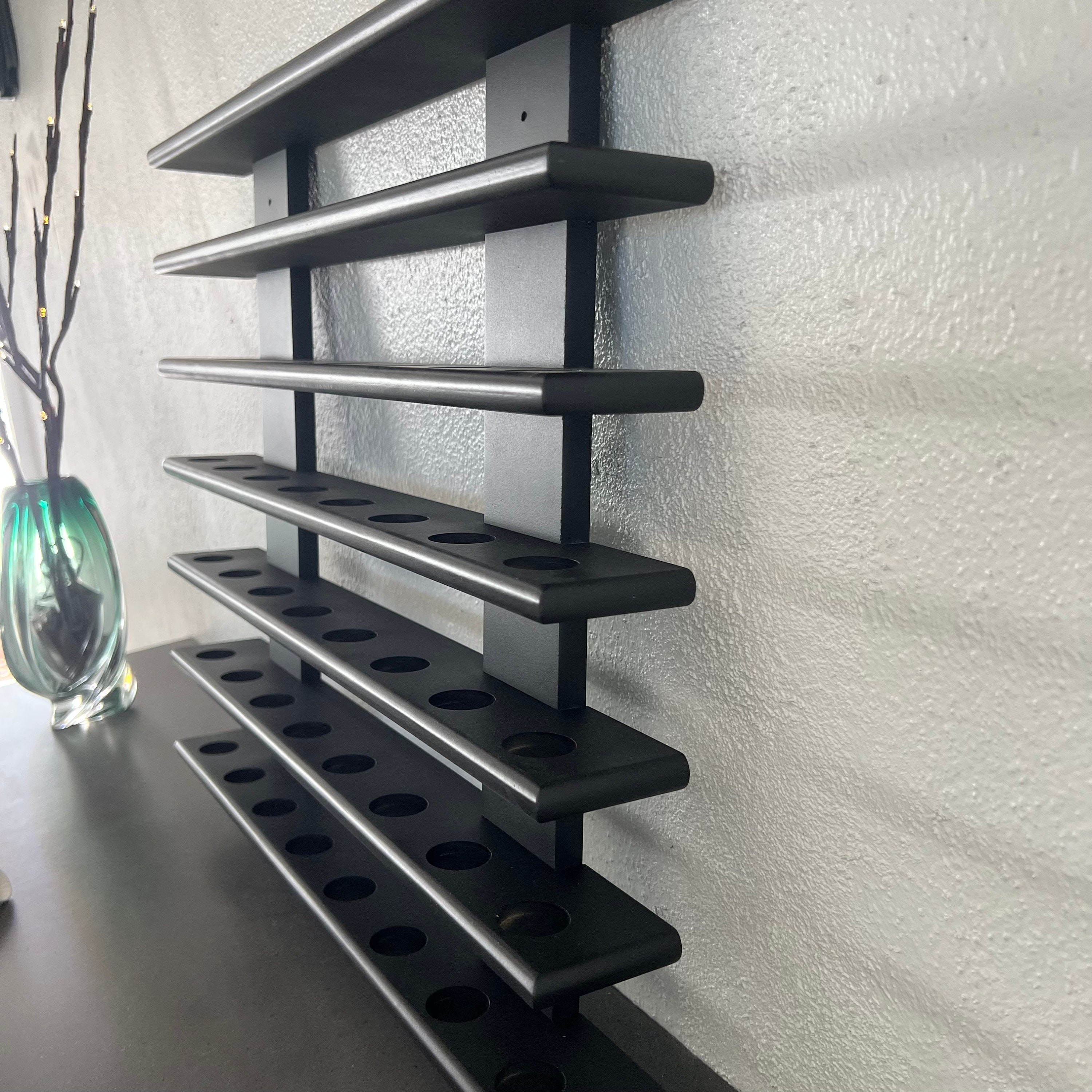 Golf Ball Display Rack Holds 110 Balls, Handmade, Golf Ball Shelf Wall ...