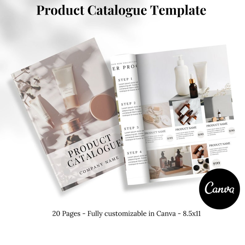 Editable Product Catalog Template for Wholesale | Line Sheet & Pricing ...