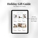 Editable Gift Guide Template | Holiday Gift Guide | Neutral ...