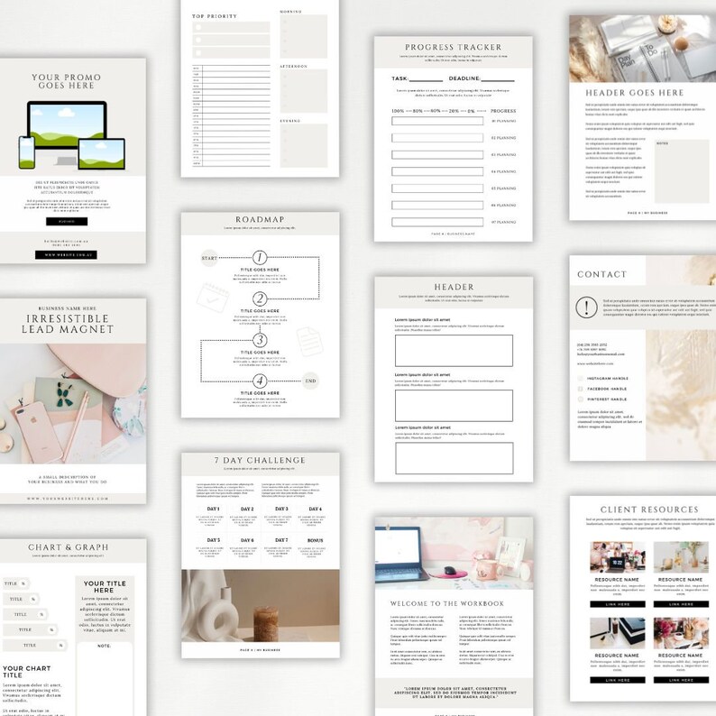 Editable Lead Magnet Template | Ebook Template | Coaching Guide Book ...