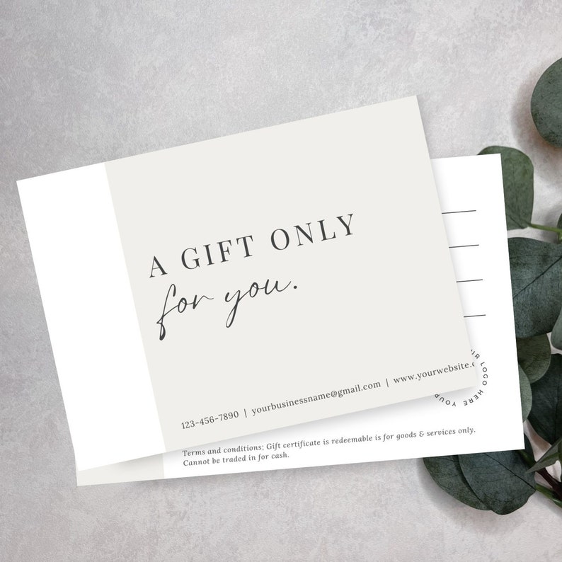 Editable Gift Certificate Template Bundle Printable Gift Voucher ...