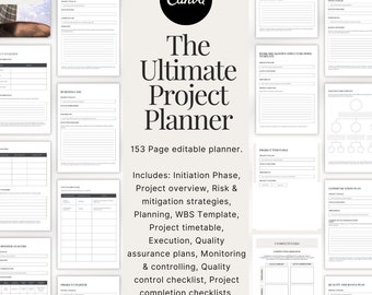 Project Team Members Chart Project Management Template Project Planner ...