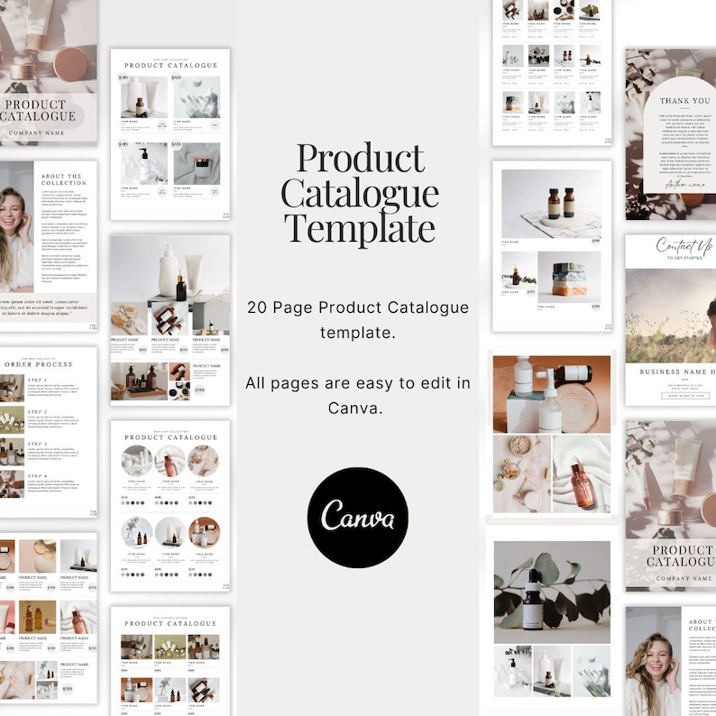 Editable Product Catalog Template for Wholesale | Line Sheet & Pricing ...