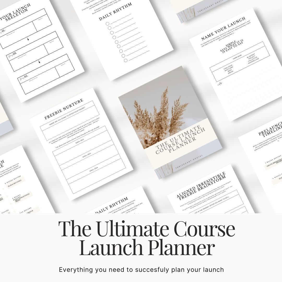 The Ultimate Course Launch Planner, Course Creator, Online Course ...