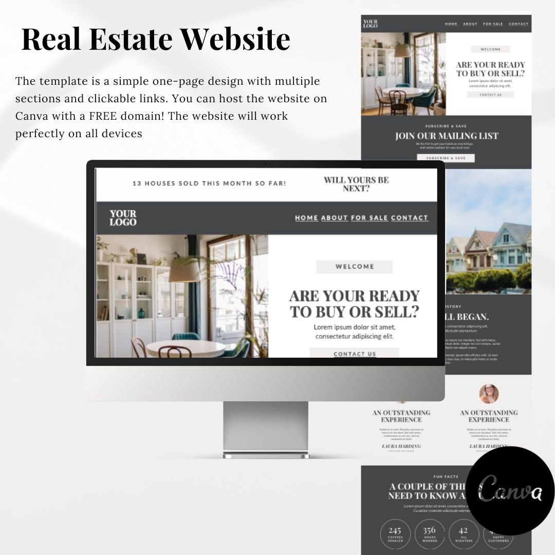 Editable Real Estate Bundle Canva | Realtor Marketing | Real Estate ...
