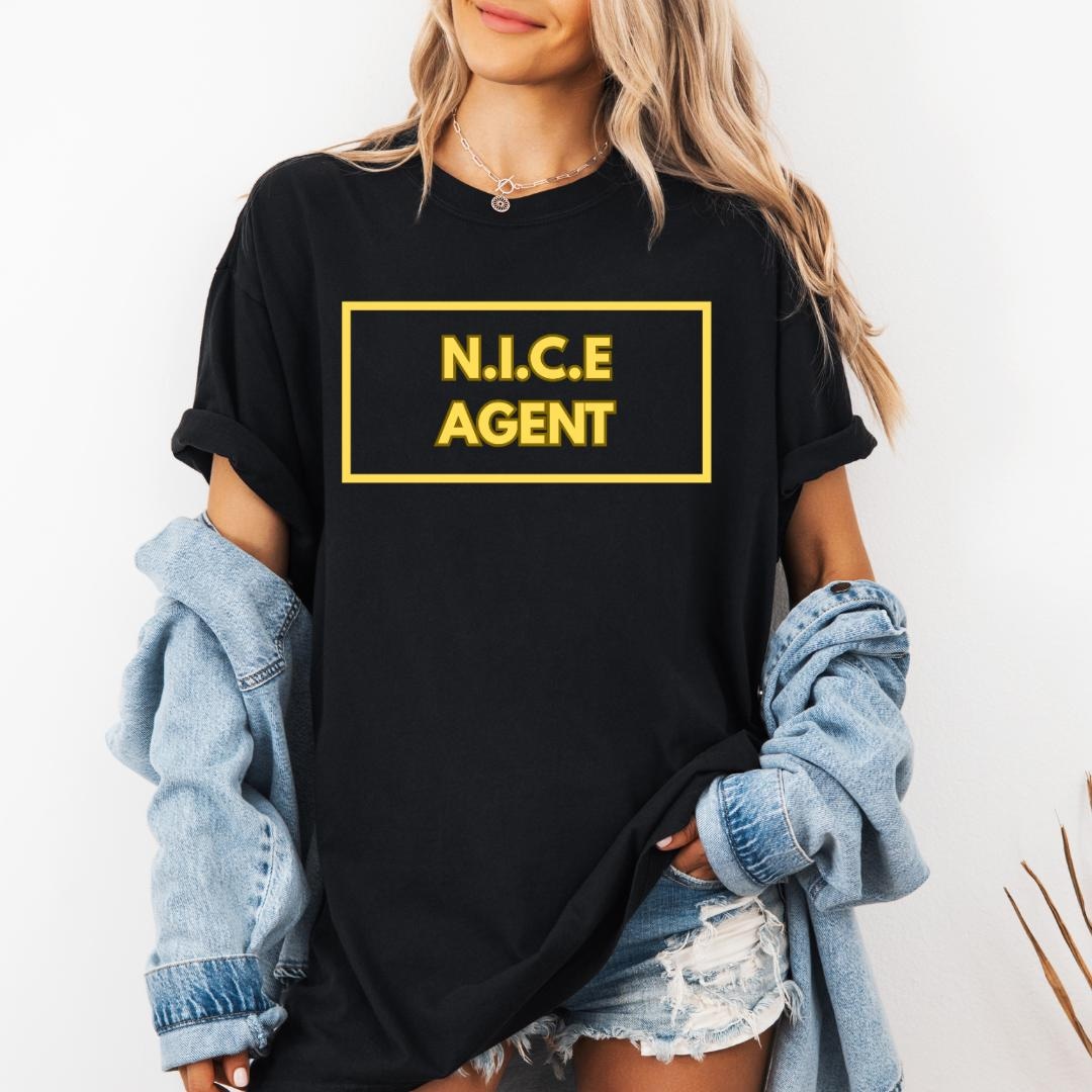 N.I.C.E. Agent Parody T-shirt – Compassion & Empathy Humor (PNG) - Etsy