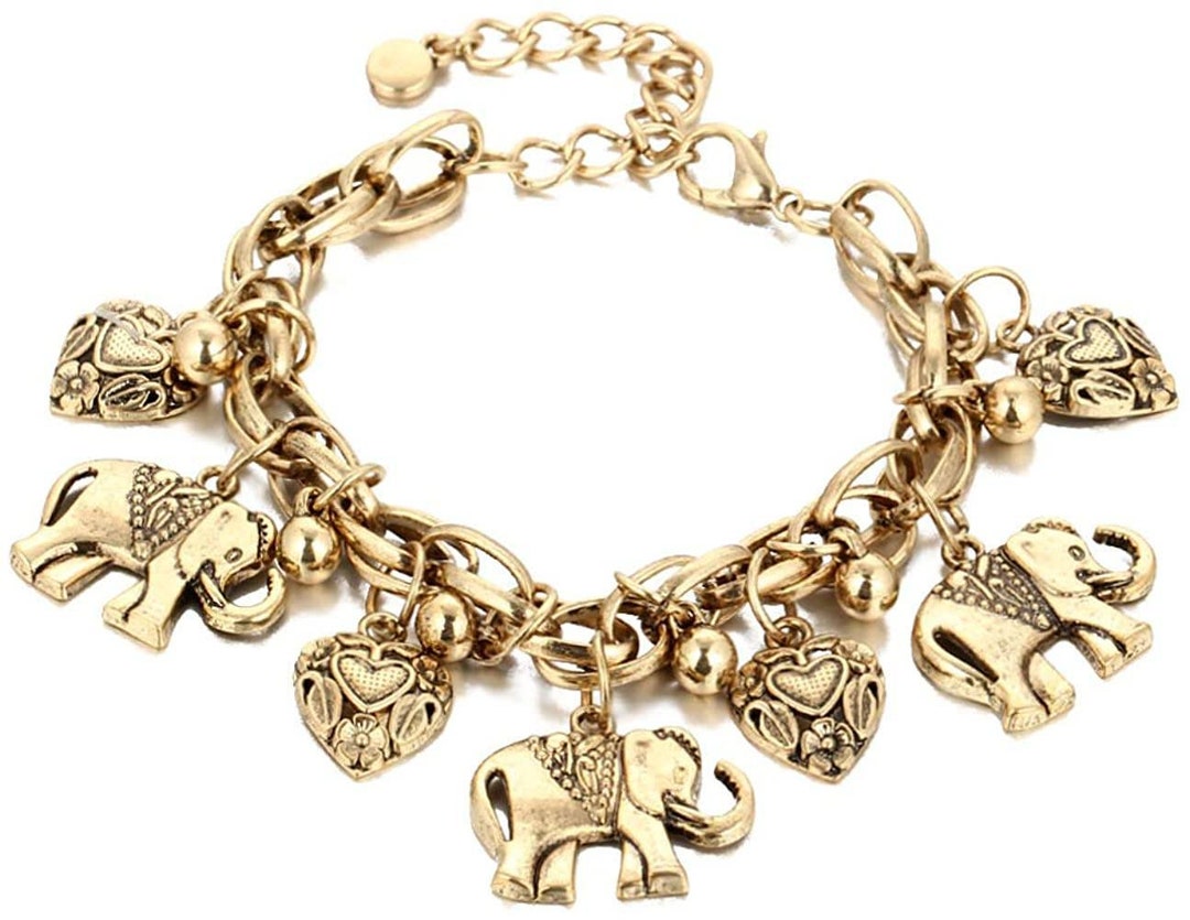 Elephant Anklet/elephant Ankle Bracelet - Etsy