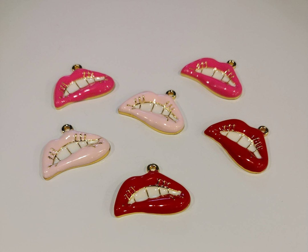 Lip Charms/gold Lip Charms - Etsy