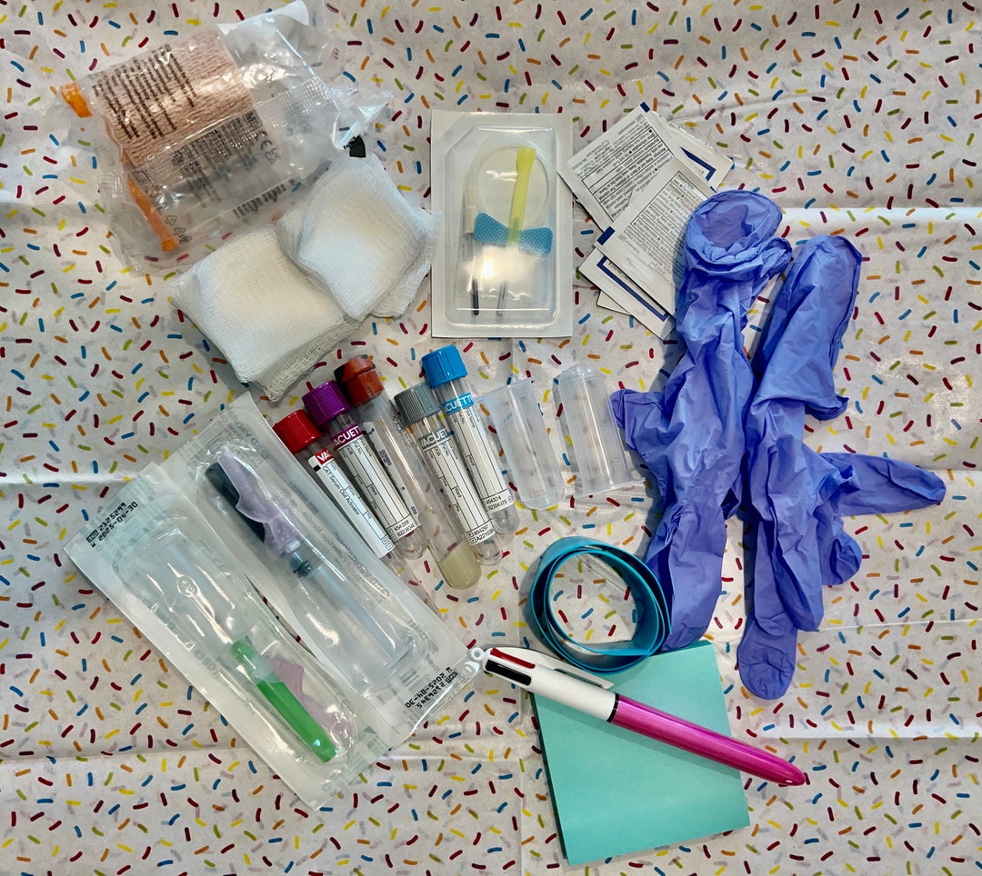 Phlebotomy Practice Kit, Phlebotomy Practice Items, Order of Draw Tubes ...