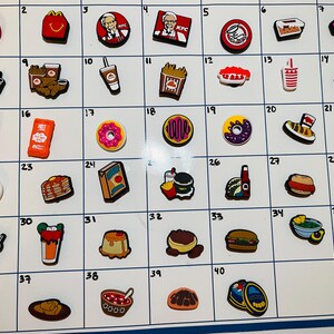KFC, Mcdonald, Pizza Hut, Donuts, Shoe Charms hamburgers, Food, Drinks ...