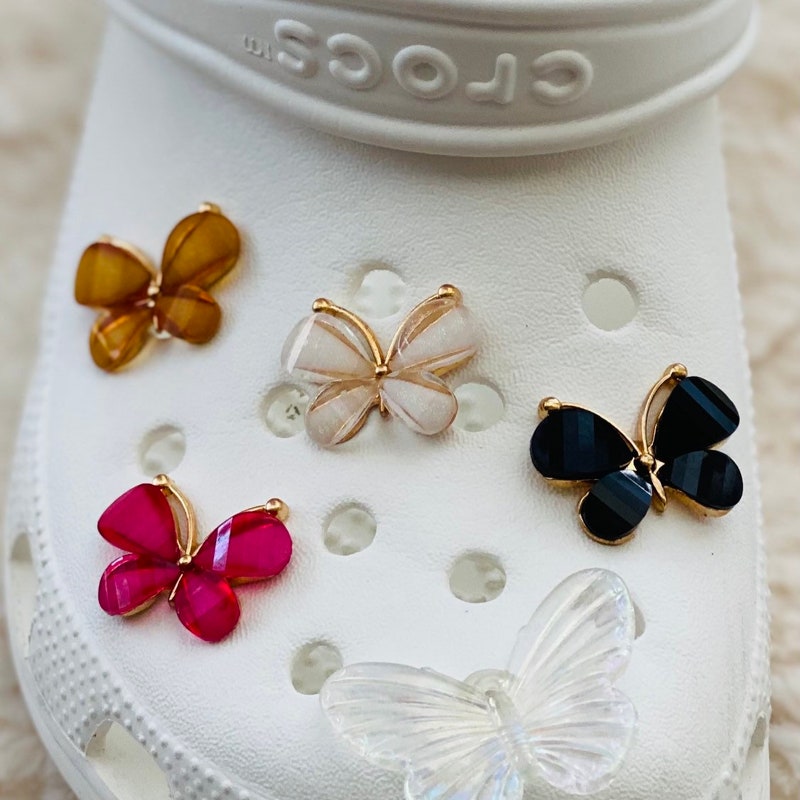 Silver Jibbitz Letters - Etsy