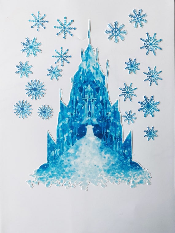 Frozen Ice Castle Scene