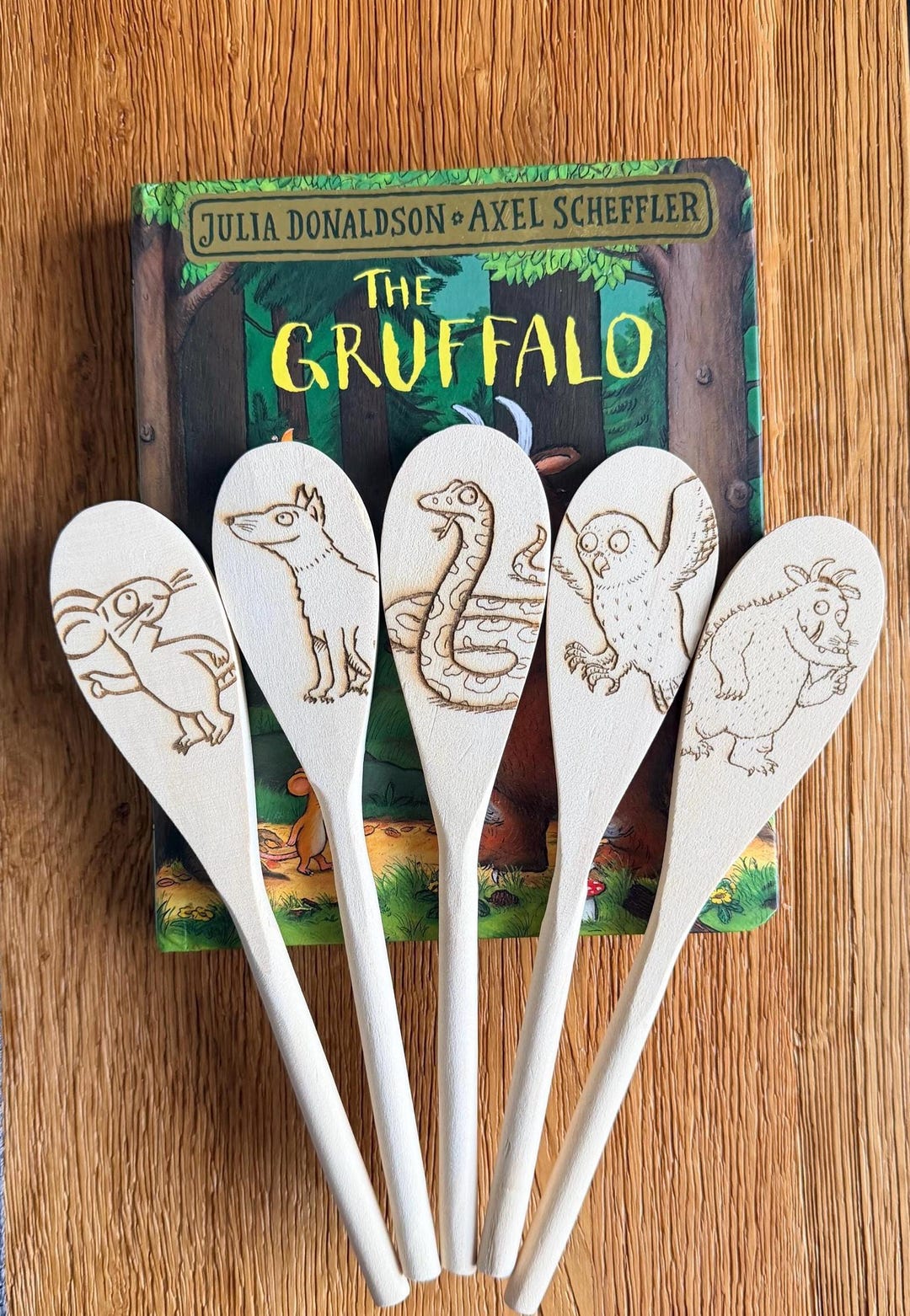 Hand Painted Gruffalo Spoons – Inspired by “the Gruffalo” and “the ...