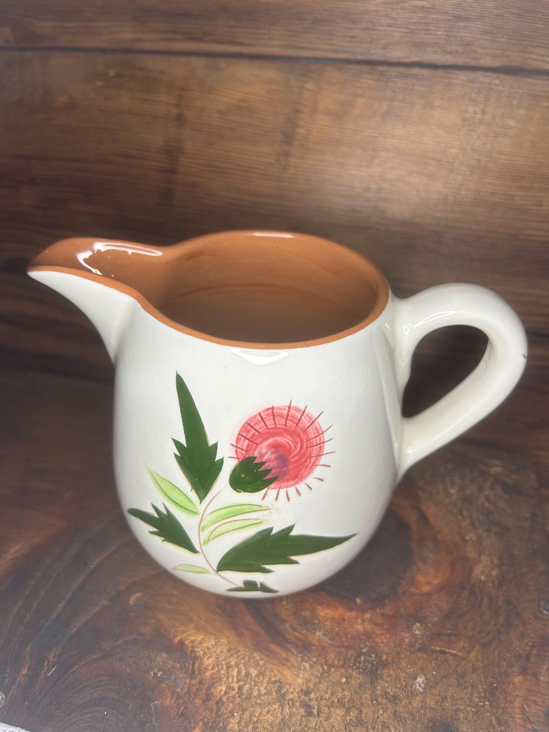 Vintage Stangl Thistle Creamer Pitcher - Etsy