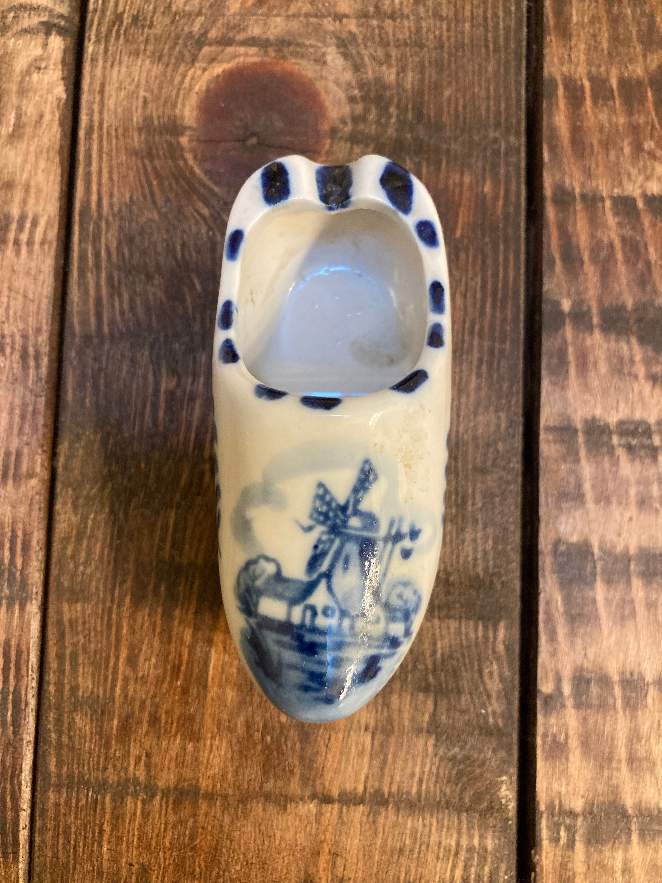 Delft Blue Clogs, Vintage Delft, Holland, Blue and White Decor - Etsy