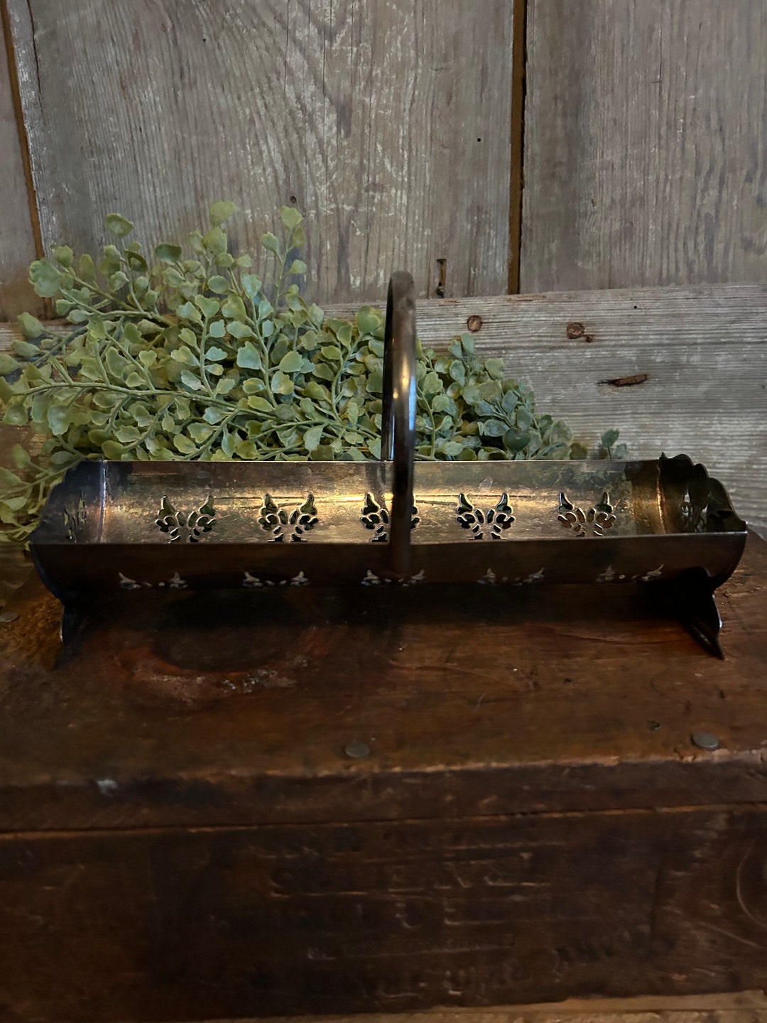 Vintage Silver Plate Cracker Holder, Cracker Holder, Silver Plate ...