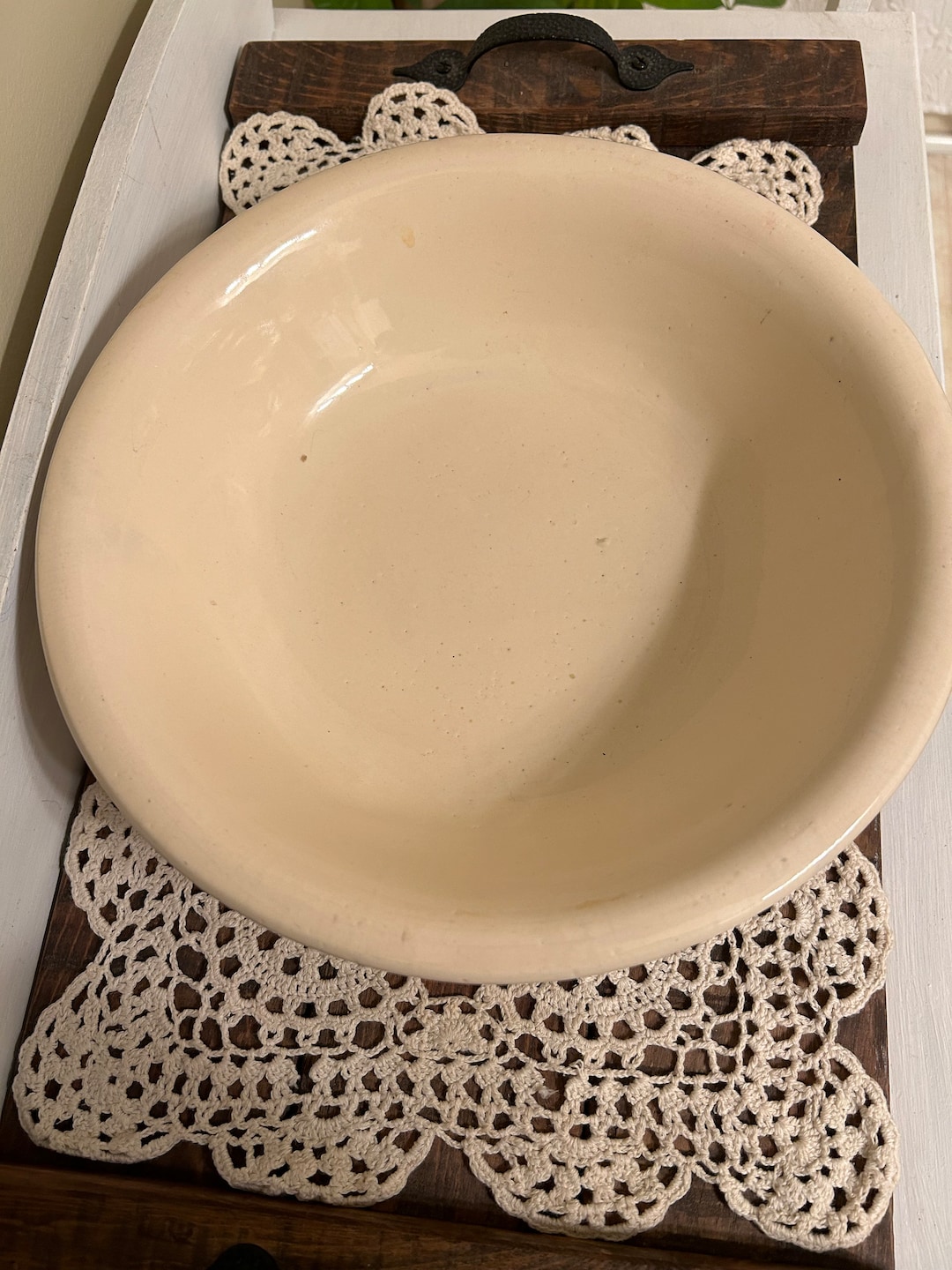 Vintage Mccoy Cream Bowl, Mccoy Basin, Mccoy Pottery, Farmhouse Bowl - Etsy