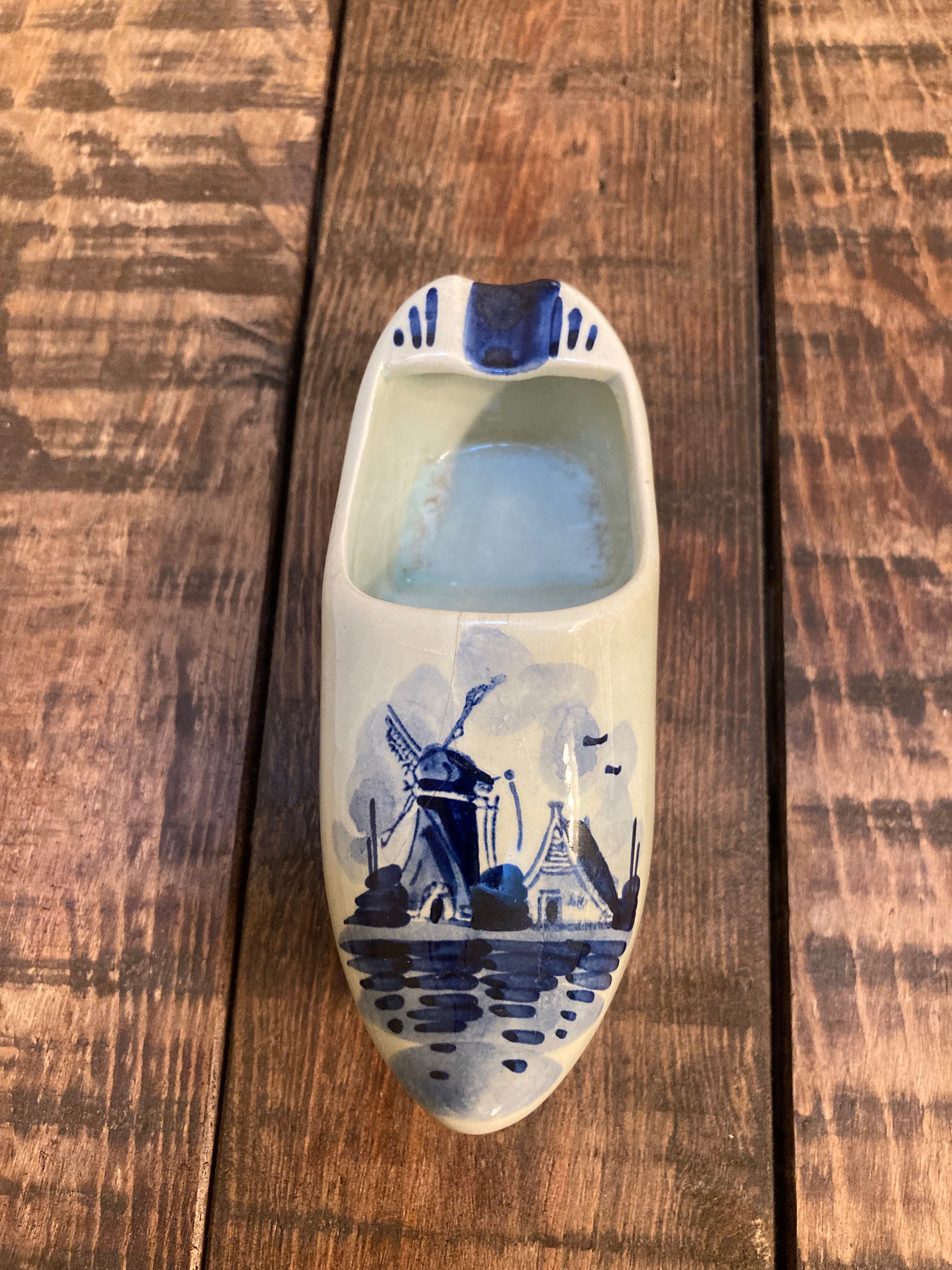 Delft Blue Clogs, Vintage Delft, Holland, Blue and White Decor - Etsy