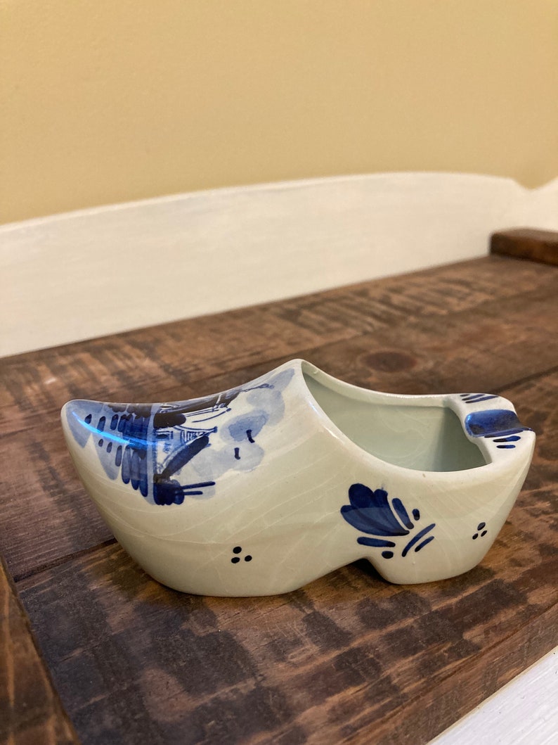 Delft Blue Clogs, Vintage Delft, Holland, Blue and White Decor - Etsy