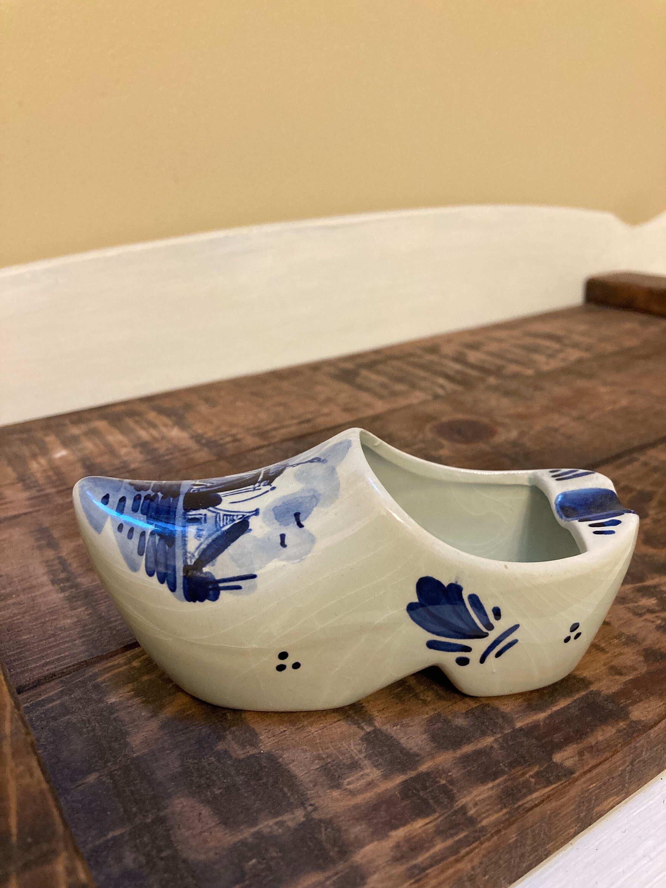 Delft Blue Clogs, Vintage Delft, Holland, Blue and White Decor - Etsy