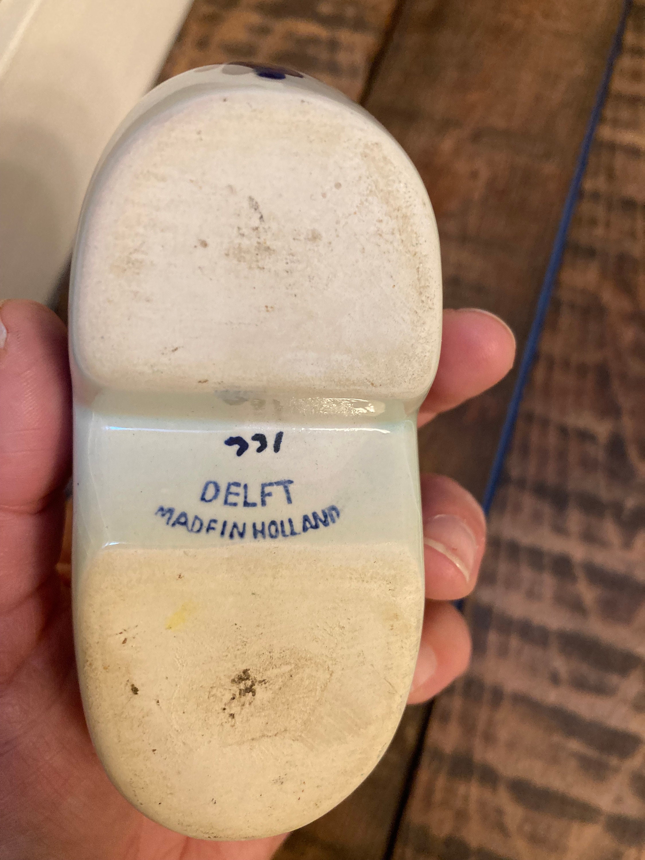 Delft Blue Clogs, Vintage Delft, Holland, Blue and White Decor - Etsy