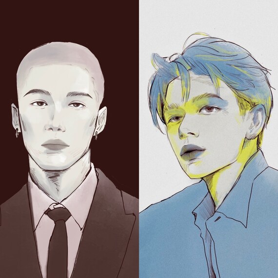 Digital Digital Art animated oc character or person portrait Drawing ...