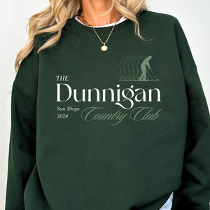 Custom Last Name Bachelorette Country Club Sweatshirt, Engagement ...