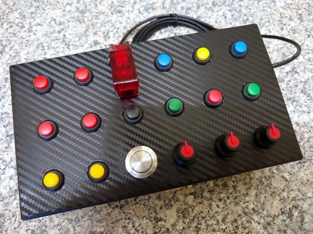 21 Function USB Push Button / Toggle / Rotary Box for PC - Etsy UK