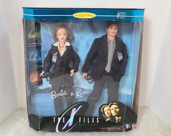 Mulder Scully Barbie - Etsy