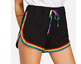Rainbow Shorts - Etsy