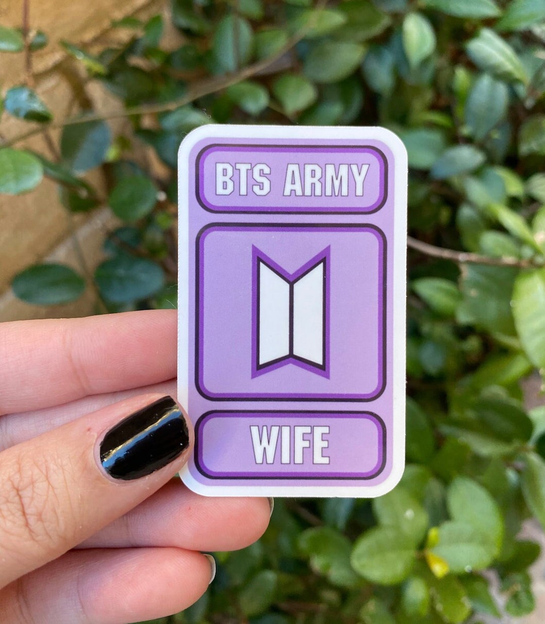 BTS Army Wife Sticker BTS Stickers Moonchildink - Etsy
