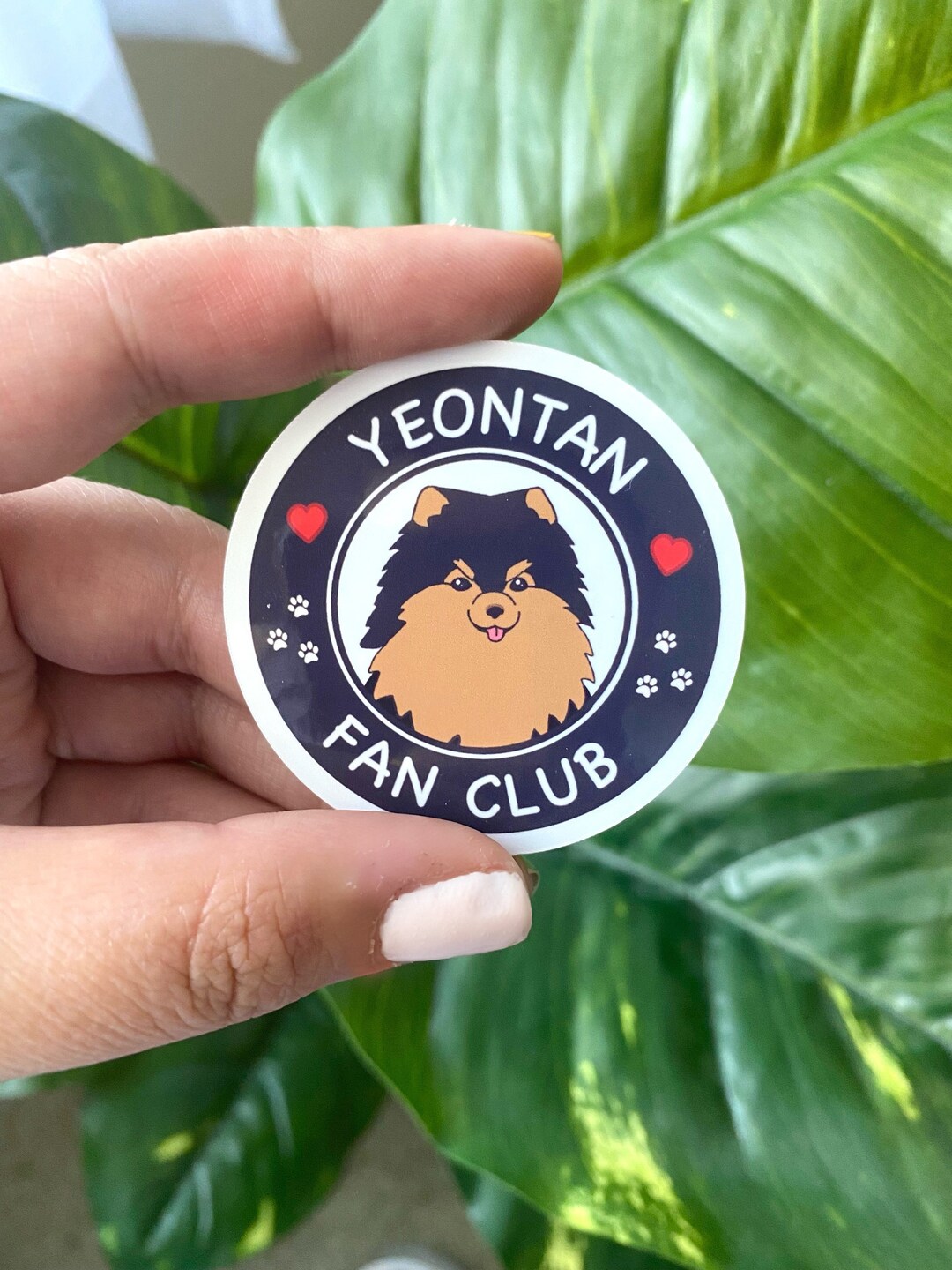 Yeontan Fan Club Sticker Kim Yeontan BTS Dogs Taehyung Moonchildink - Etsy